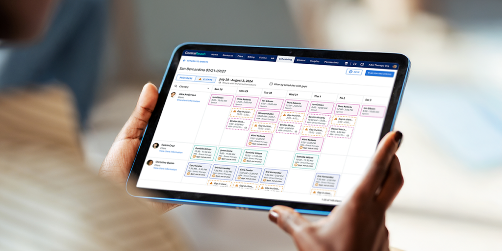 ABA Scheduling Solutions for Providers & Cancellations in ABA